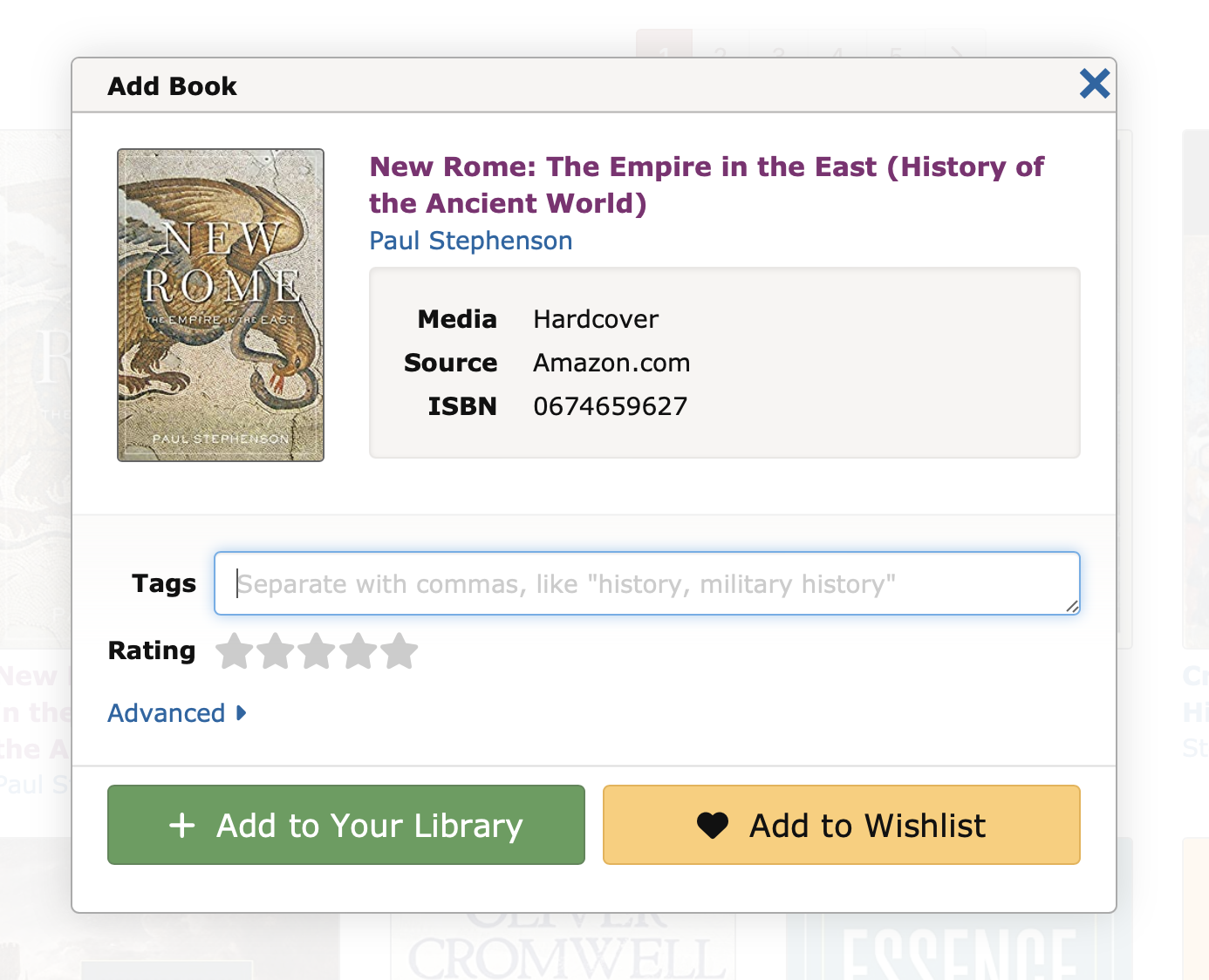 Simple Add Books | New features | LibraryThing